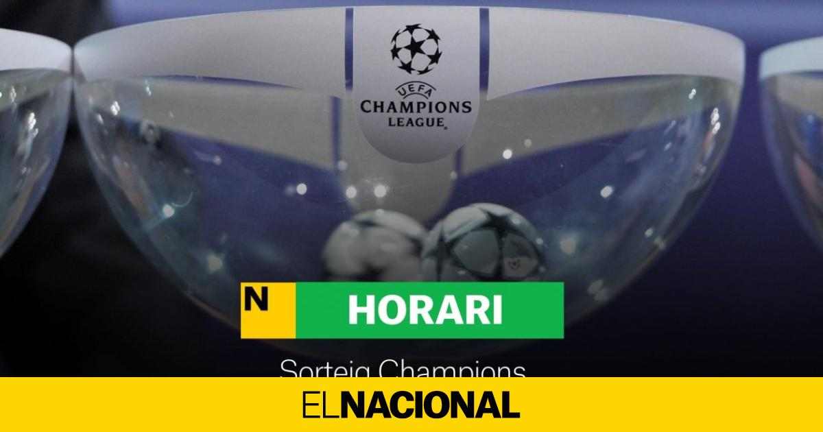 Sorteo Champions League de hoy: horario, bombos y dónde ver por TV