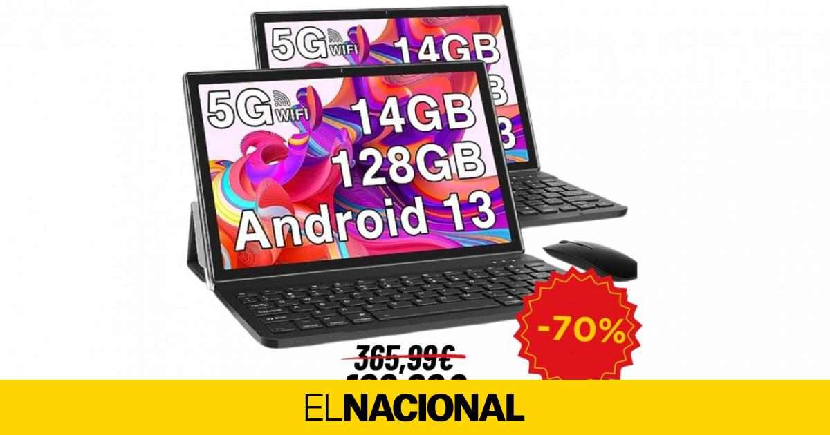 Amazon rebaja un 70% su tablet de 14 gb de RAM y Android 13
