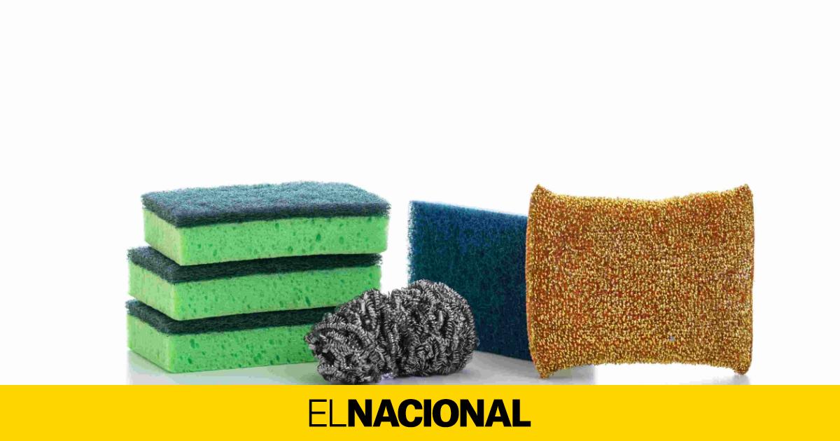 Acaba con todas las bacterias de tus estropajos en tan solo 1 minuto ...