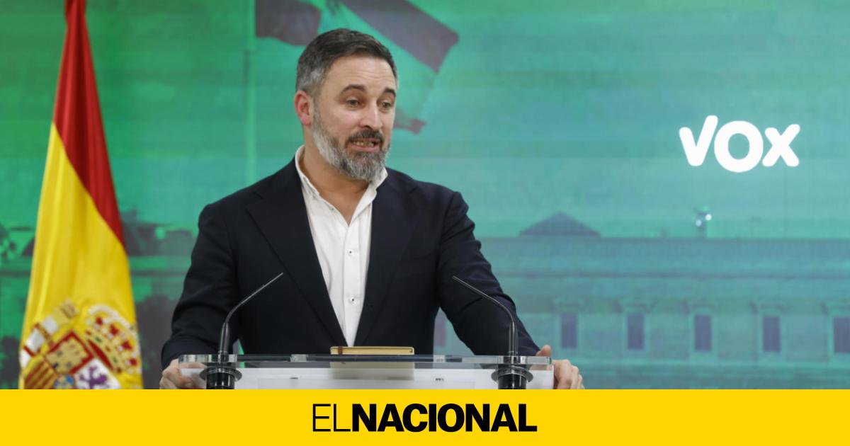 Abascal adelanta la renovación de la dirección de Vox: “España no puede ...