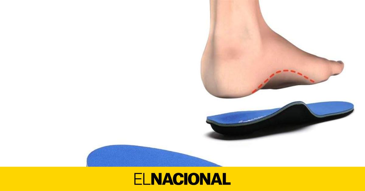 Estas plantillas con absorción de choque evitan el dolor de talón ...
