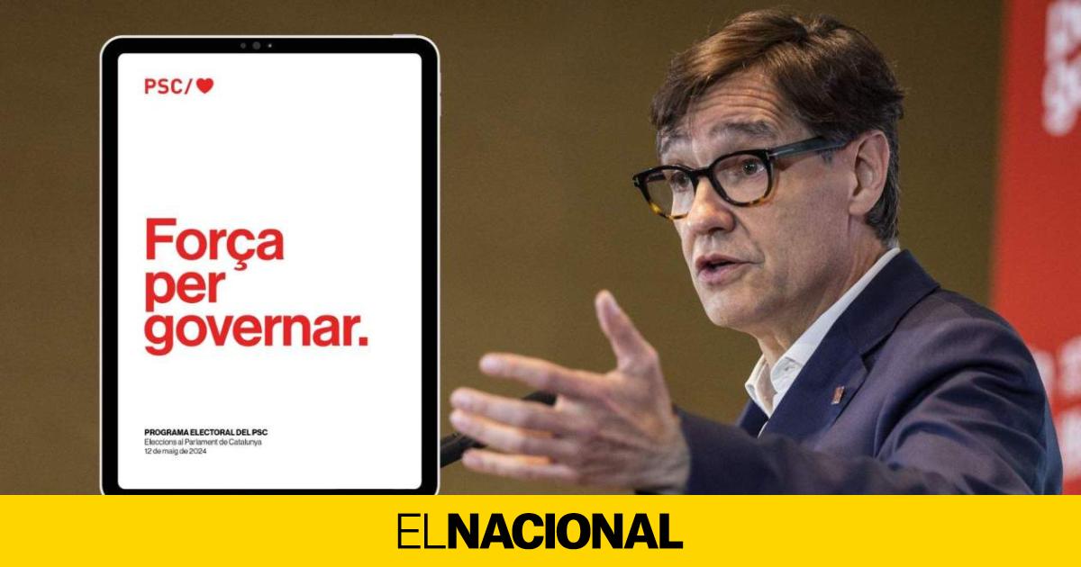 Programa Electoral PSC 2024 (PDF): Proposta Salvador Illa