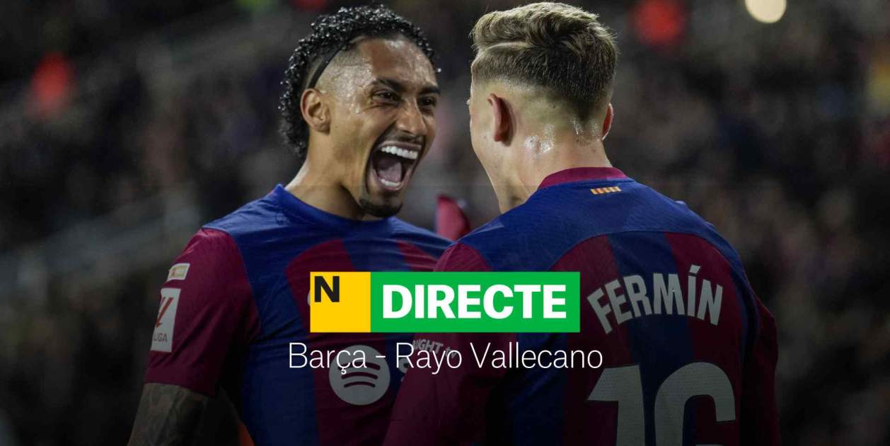 Barça - Rayo Vallecano de LaLiga EA Sports, DIRECTO | Resultado ...
