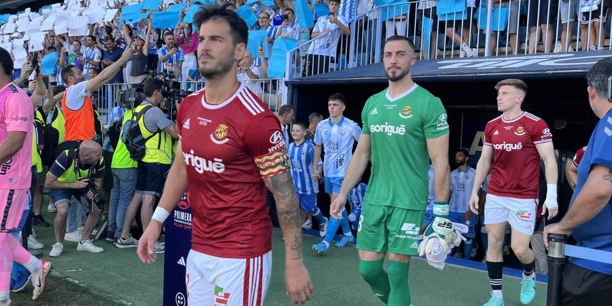 El Málaga golpea primero al Nástic en el playoff de ascenso a LaLiga ...