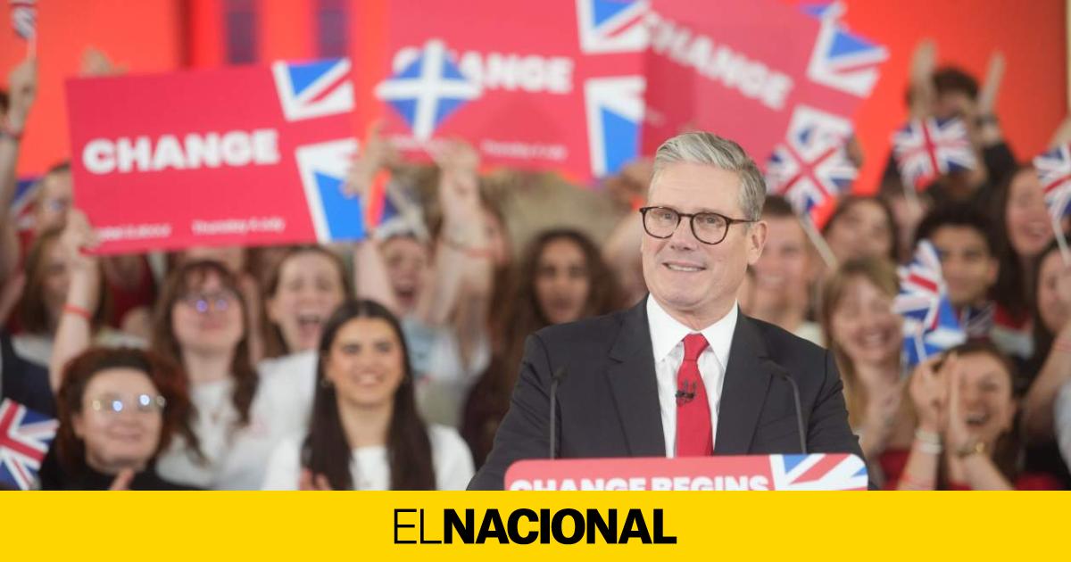 Aplastante victoria laborista y batacazo conservador en el Reino Unido