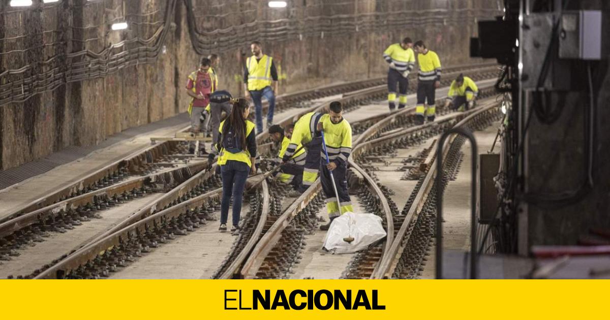 La línea L5 recupera la normalidad este lunes después de las obras del ...