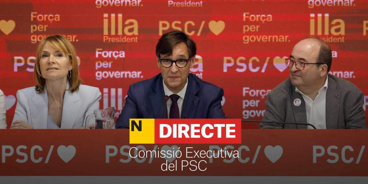 Comisión Ejecutiva del PSC, DIRECTO | Última hora de la Intervención de ...