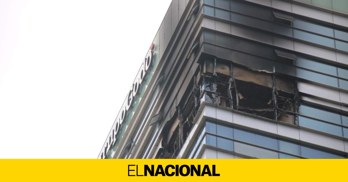 Un incendio afecta a una de las últimas plantas de la torre Godó de ...