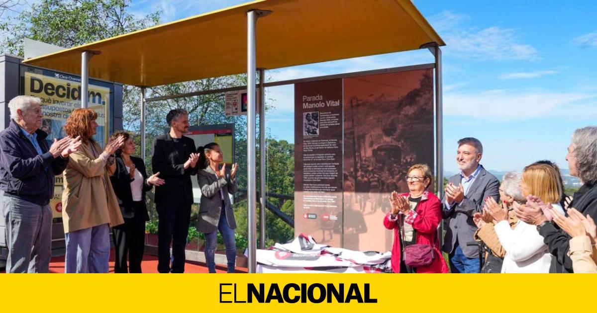 Barcelona bateja una parada de bus de Torre Baró en homenatge al líder veïnal Manolo Vital