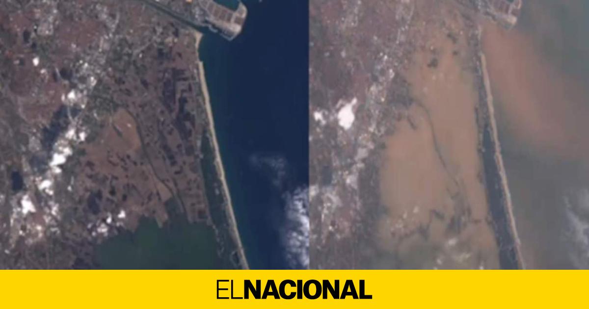 Las imágenes por satélite que muestran la devastación del paso de la ...