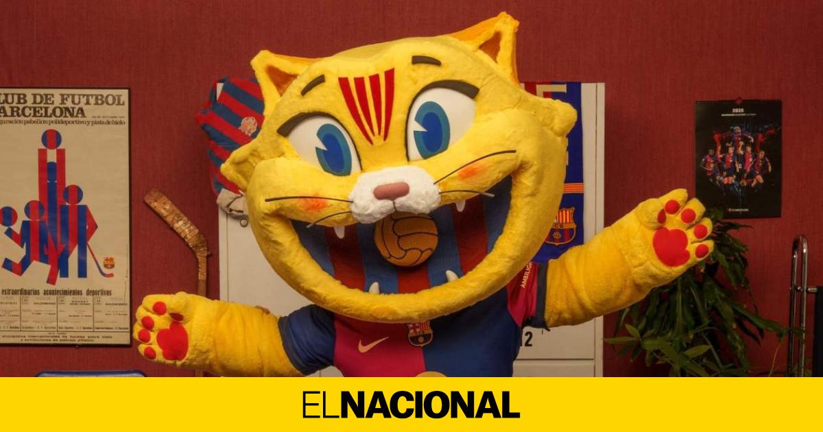 Així és la nova mascota del Barça per al 125è aniversari: picada d ...