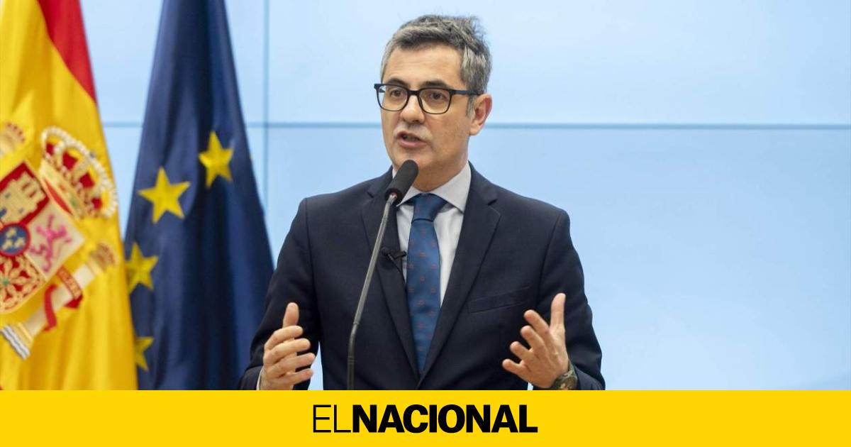 Bolaños, sobre l’acostament del PP a Junts: “D'aquí a uns anys, diran ...