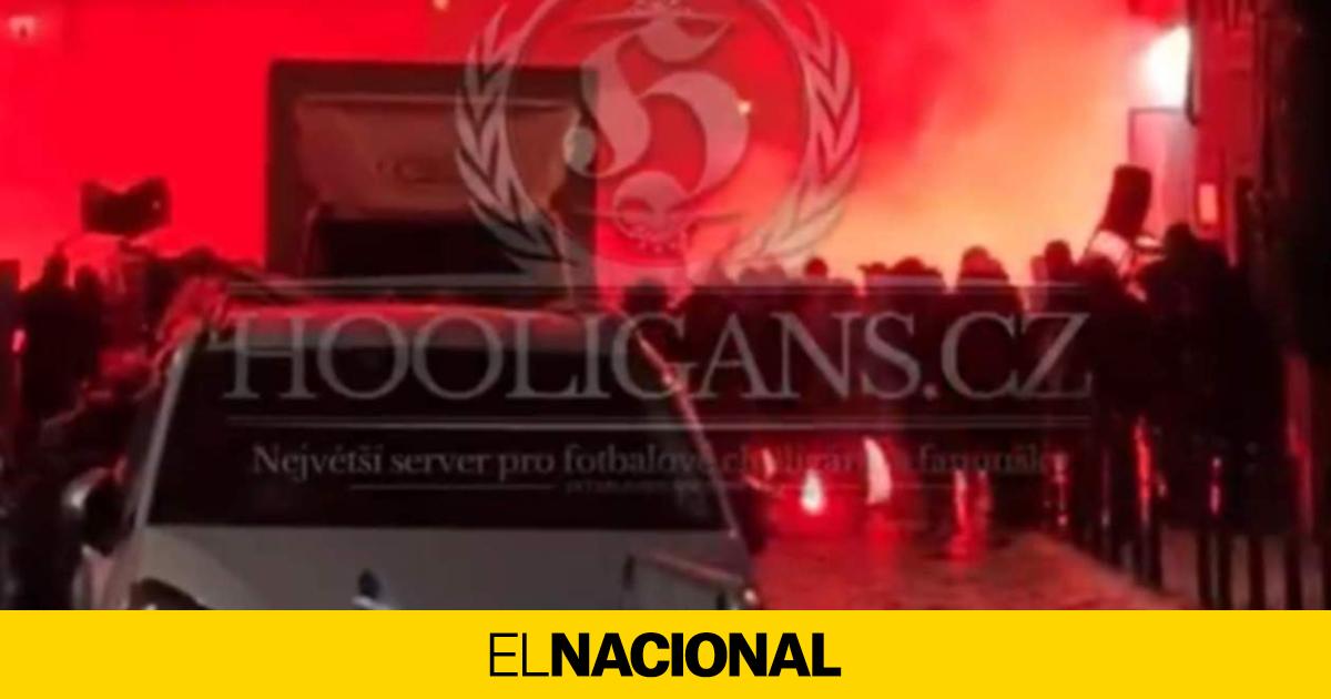 Batalla campal entre los 'ultras' de la Real Sociedad y los de la Lazio ...