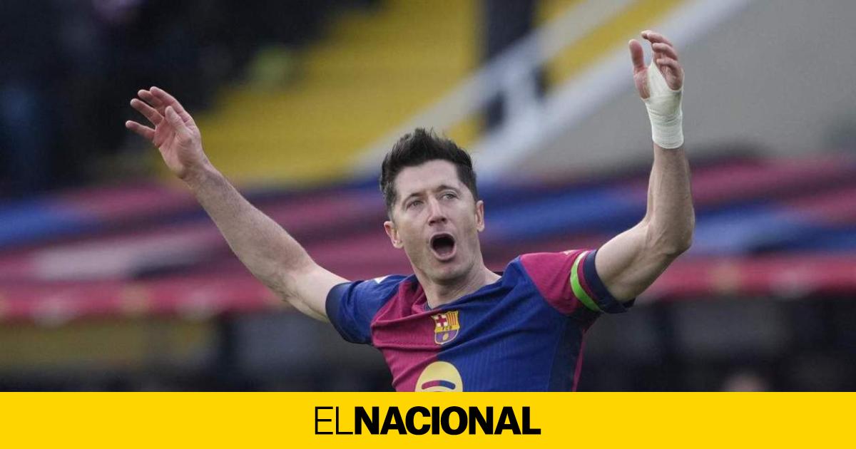 Acord del Barça amb Robert Lewandowski: una temporada més fent gols de ...