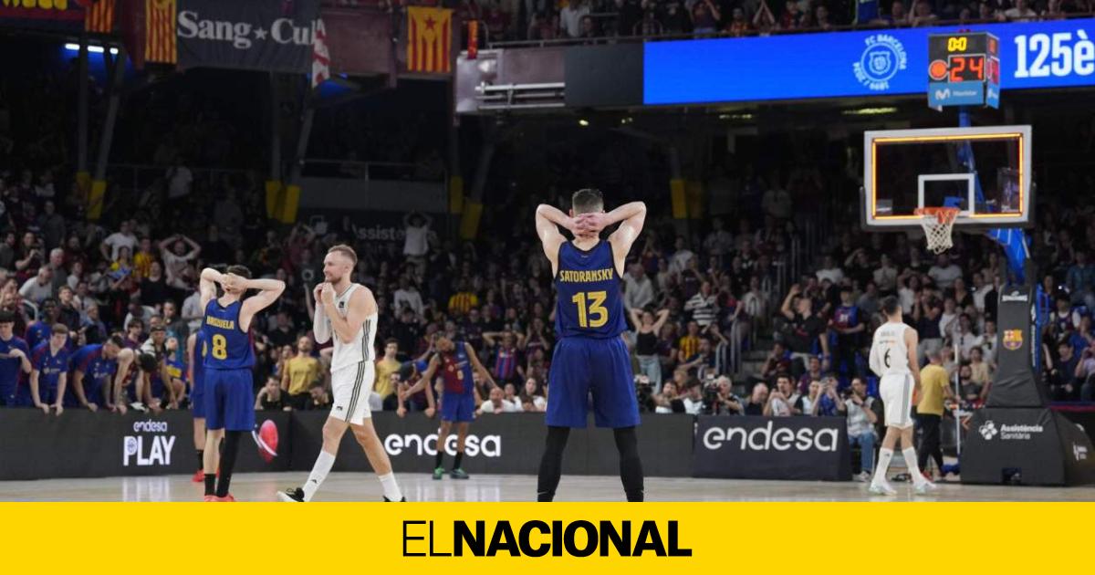 El Barça de baloncesto no remonta y vuelve a perder contra el Real ...