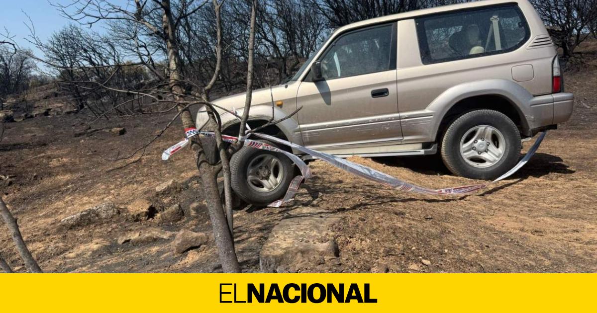 El todoterreno que utilizaron para escapar de las llamas, atascado: la ...