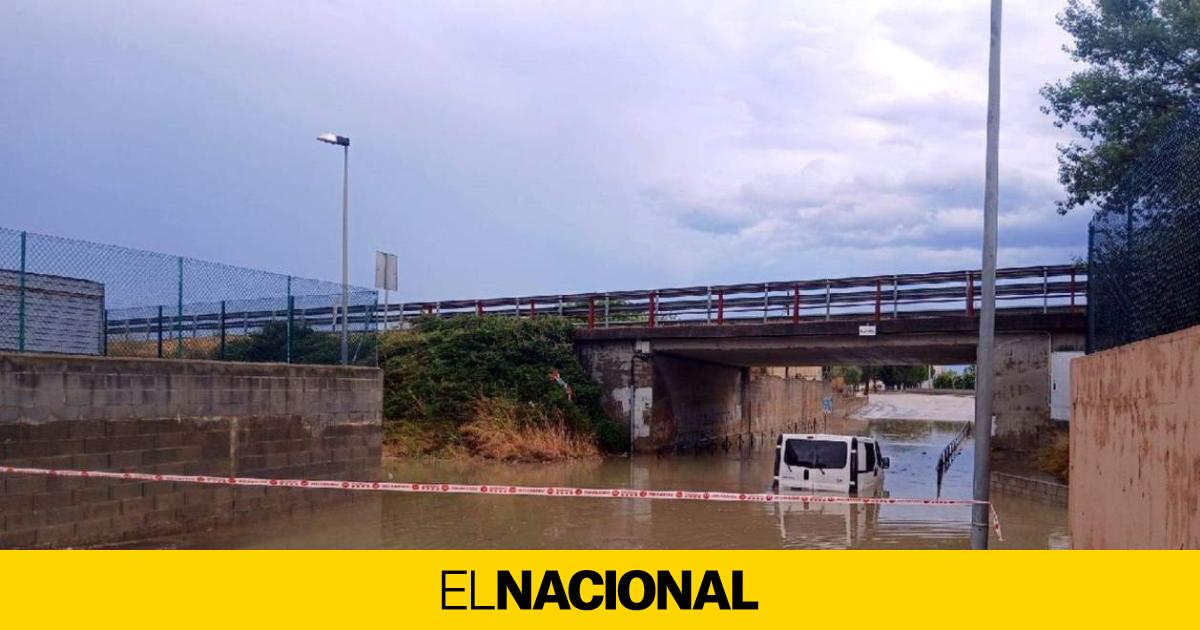 Llueve a cántaros en Catalunya: caen hasta 130 litros a varias ...