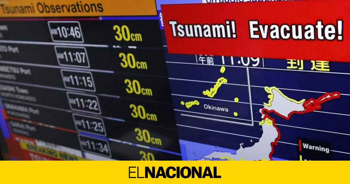 Alerta de tsunami al Pacífic per un terratrèmol de magnitud 8,8 a la ...