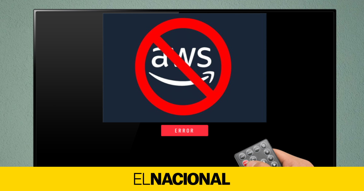 Ha caído Amazon Aws: no funcionan Amazon, Canva, Perplexity y cientos de webs