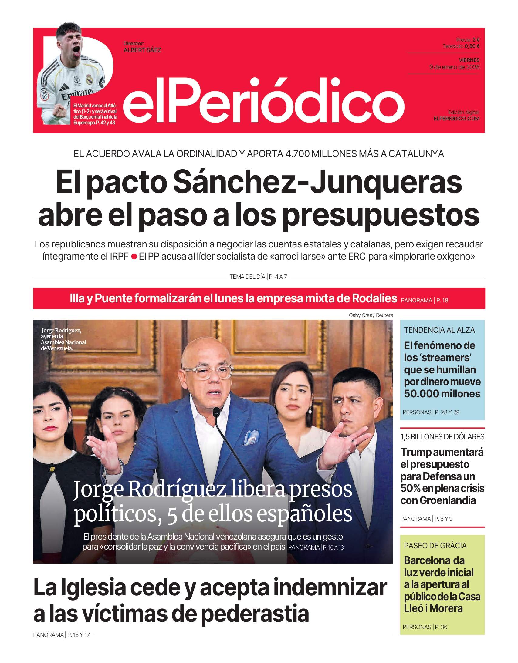 Només la premsa espanyolista té clar què pensar sobre l'acord Sánchez ...