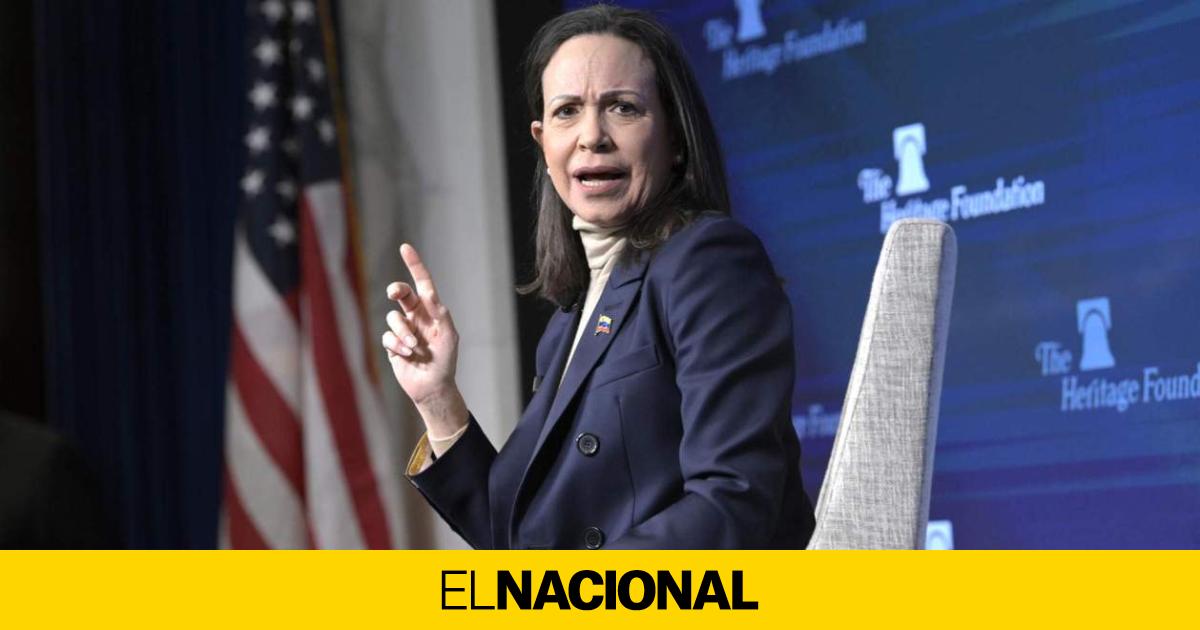 Machado assegura que Delcy Rodríguez “està complint ordres” de Trump