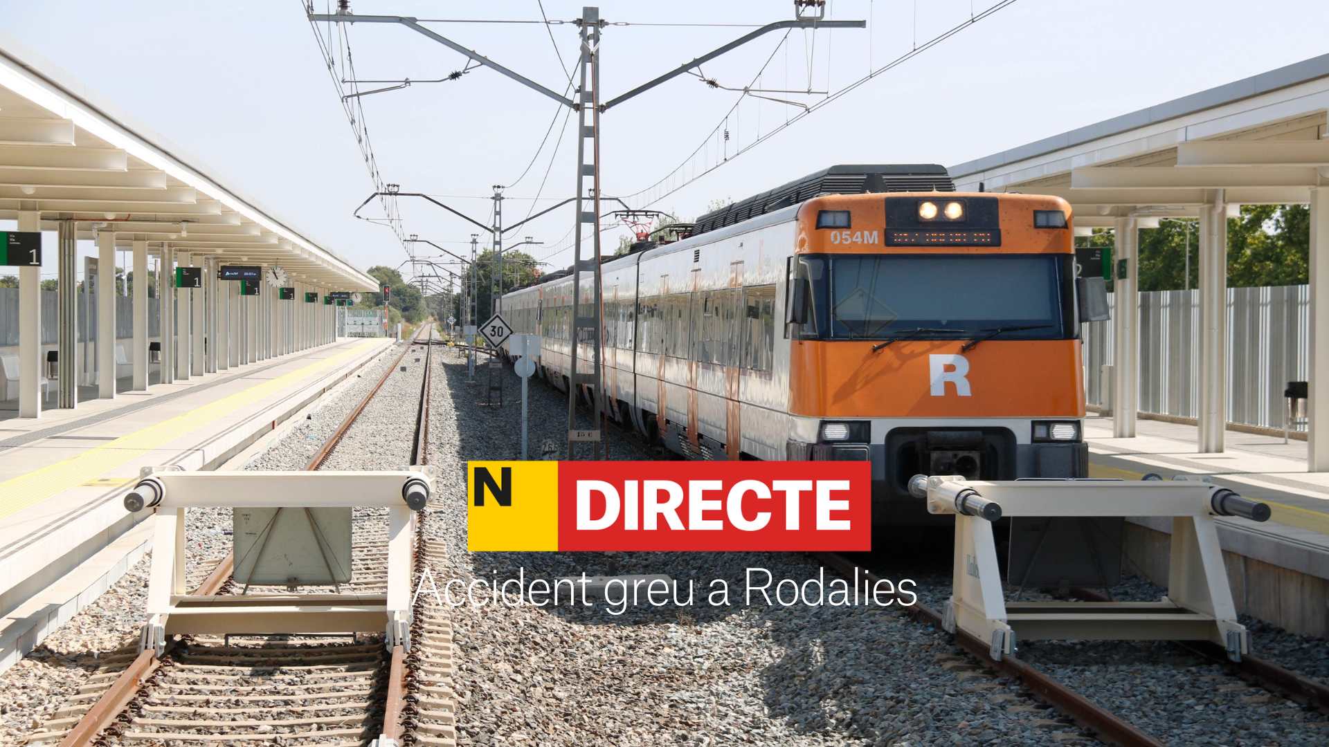 Accidente de un tren de Rodalies en Gelida, DIRECTO | Última hora