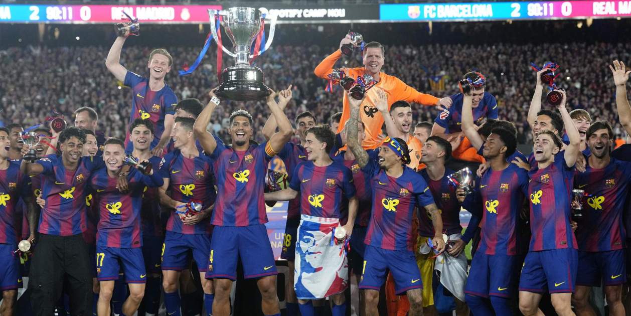 La festa de la Lliga, la primera gran celebració del nou Spotify Camp Nou