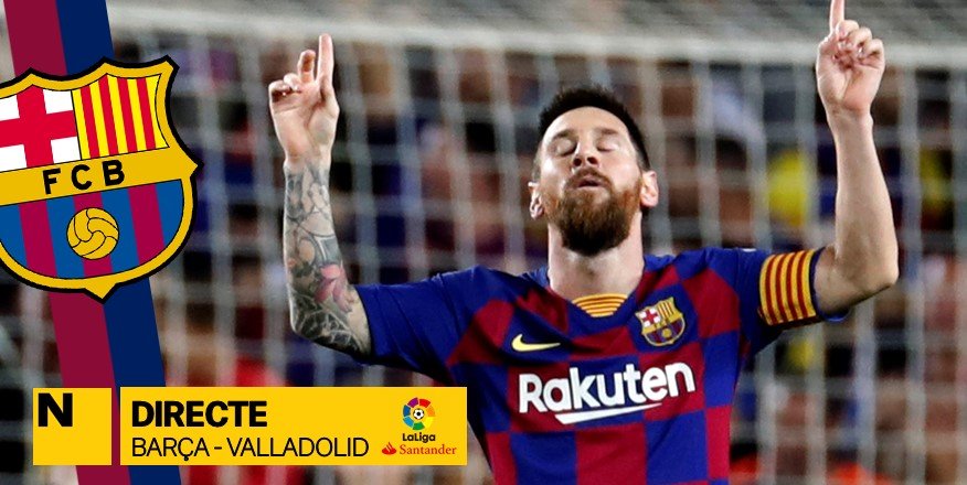 Manita del Barça con un Messi espectacular